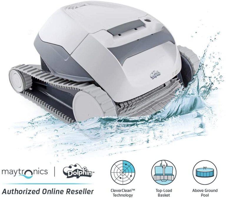 Dolphin E10 Automatic Robotic Pool Cleaner Review - Thecloudreviewer.com